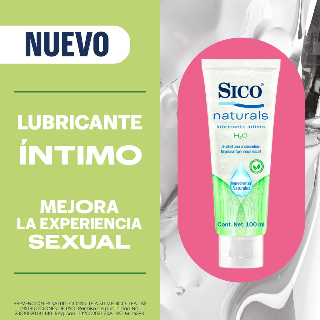 Sico® Lubricante Naturals - 100 ml. – EnfaShop MX