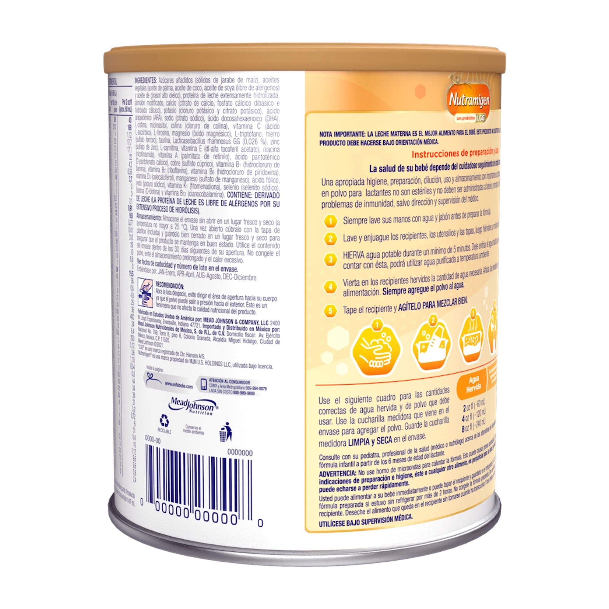 Nutramigen® Premium 0-12 meses, Lata de 357 grs. – EnfaShop MX