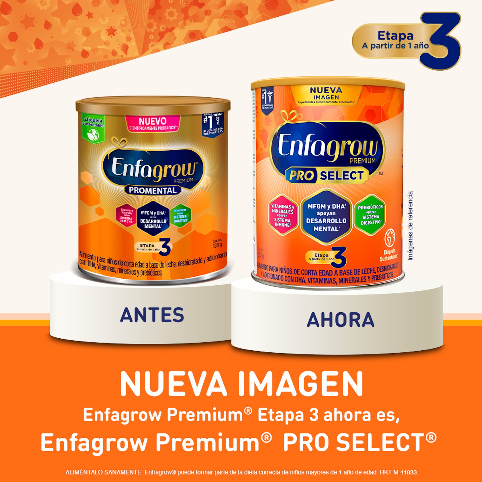 Enfagrow® Premium ProSelect Etapa 3, Lata de 800 grs. – EnfaShop MX