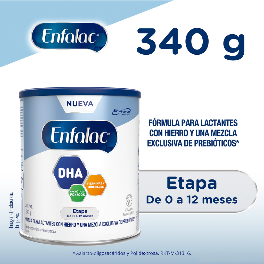 Enfalac® 0-12 meses, Lata de 340 grs. – EnfaShop MX
