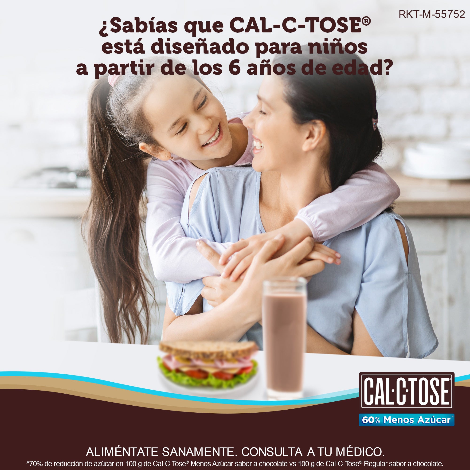 Cal-C-Tose® Chocolate Menos Azúcar, Bolsa de 440 grs. – EnfaShop MX