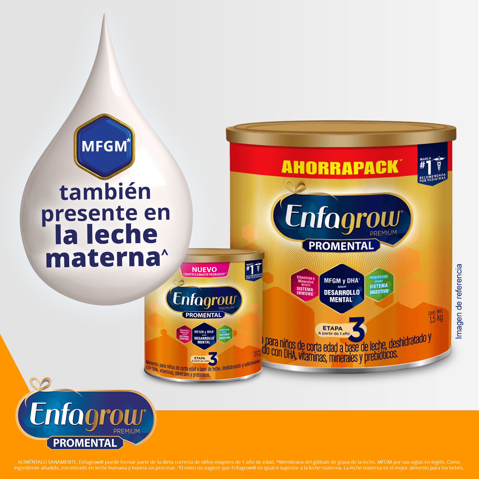 Enfagrow® Premium ProSelect Etapa 3, Lata de 1,5 kg + lata 375 g ...